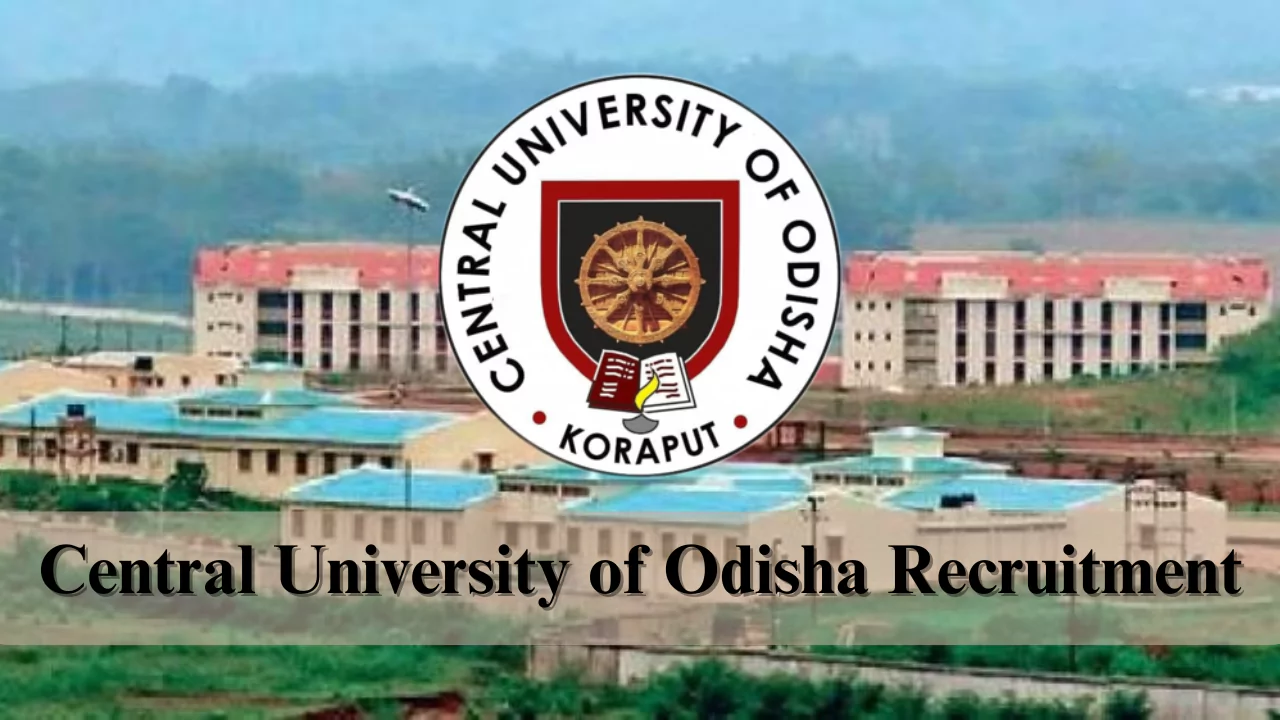 Central University of Odisha Recruitment 2024: Faculty Position: Professor