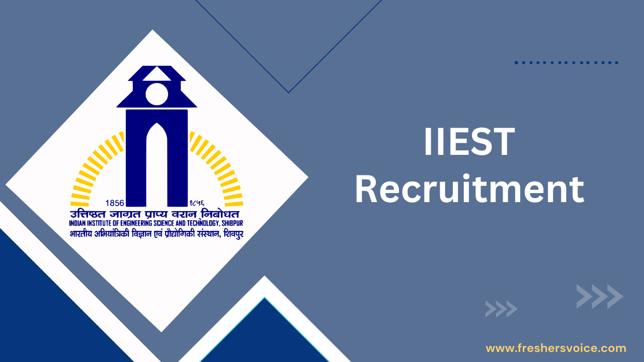 IIEST Recruitment 2024 for Project Associate - II