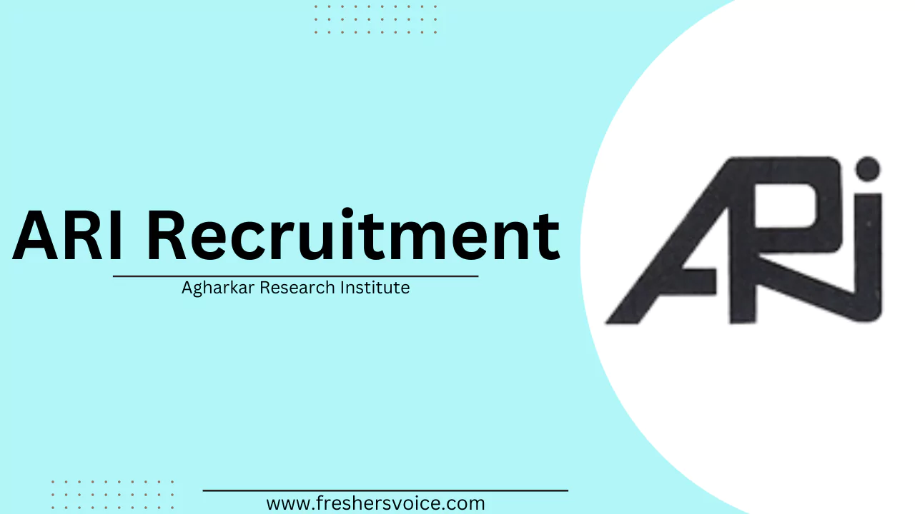ARI Recruitment 2024: Apply for Project Assistant