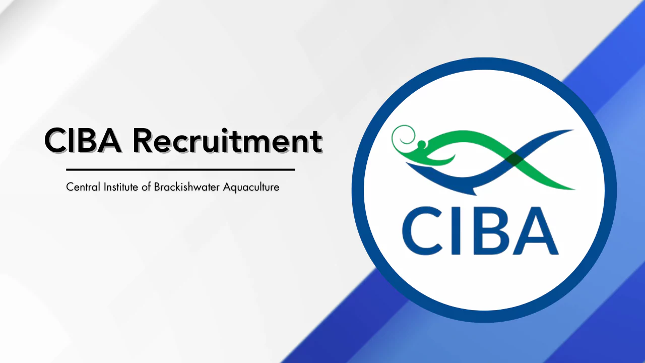 CIBA Recruitment 2024: Young Professional - I