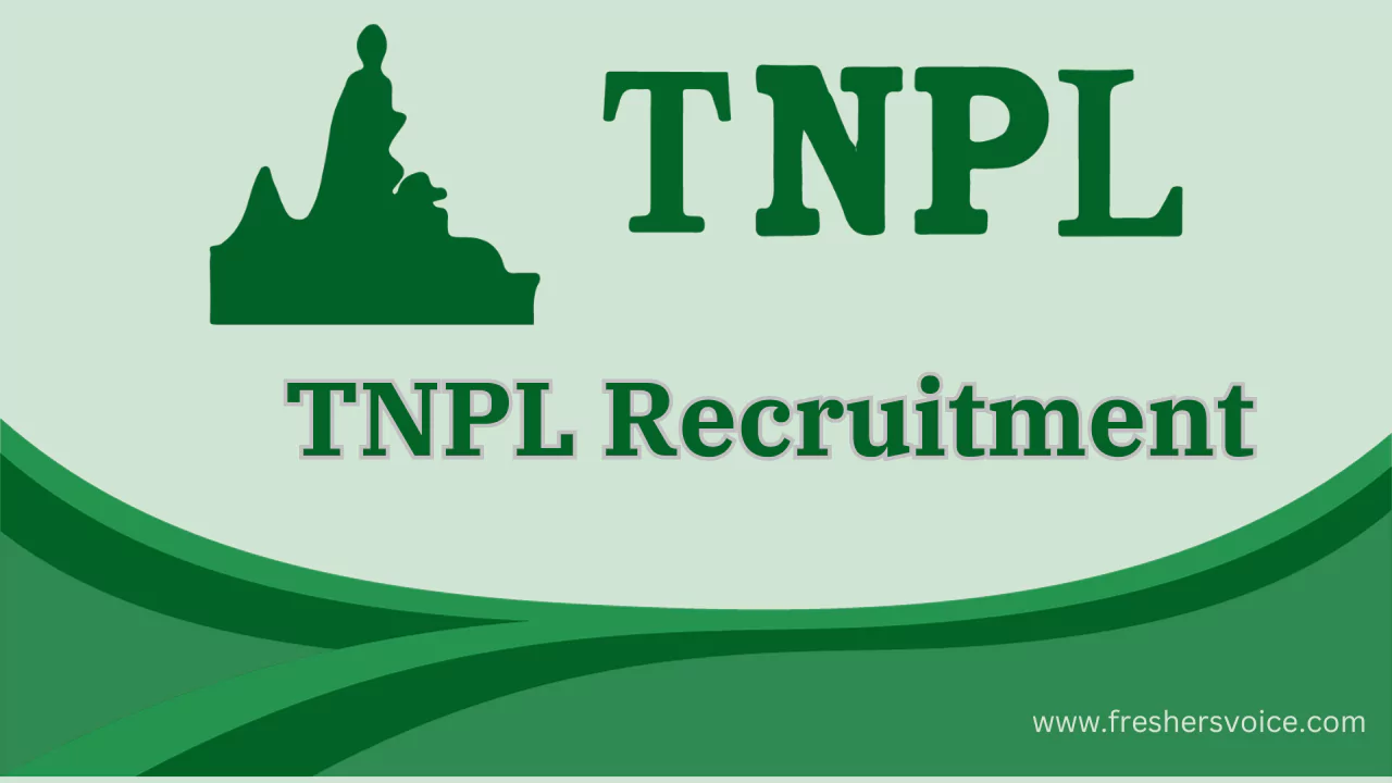 TNPL Recruitment 2025 - Medical Officer