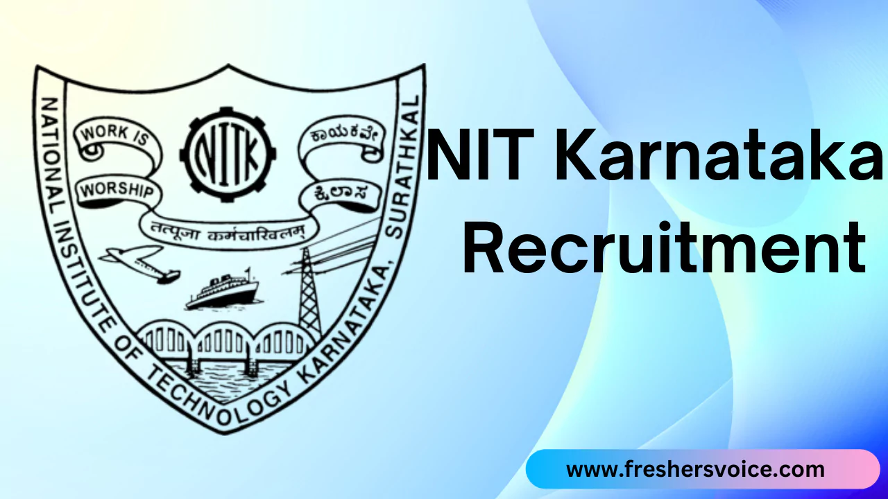 NIT Karnataka Recruitment 2025 - Highly Skilled Manpower