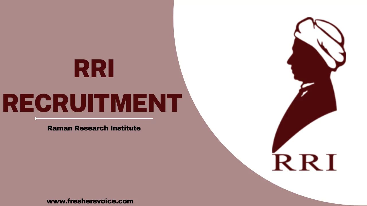 RRI Recruitment 2025: Engineer/Assistant