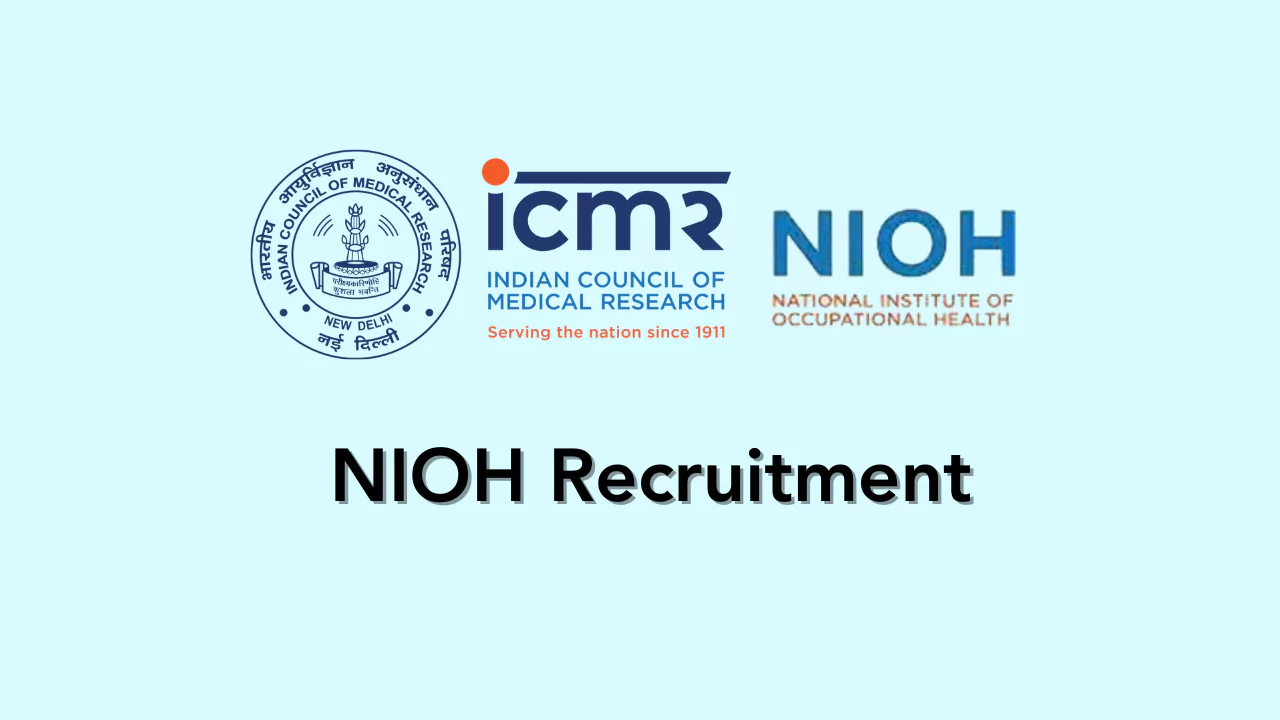 NIOH Recruitment 2024: Assistant/Technician-I