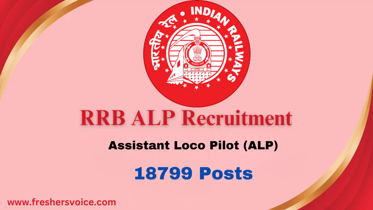 RRB ALP Recruitment 2024 Notification for 18799 Posts