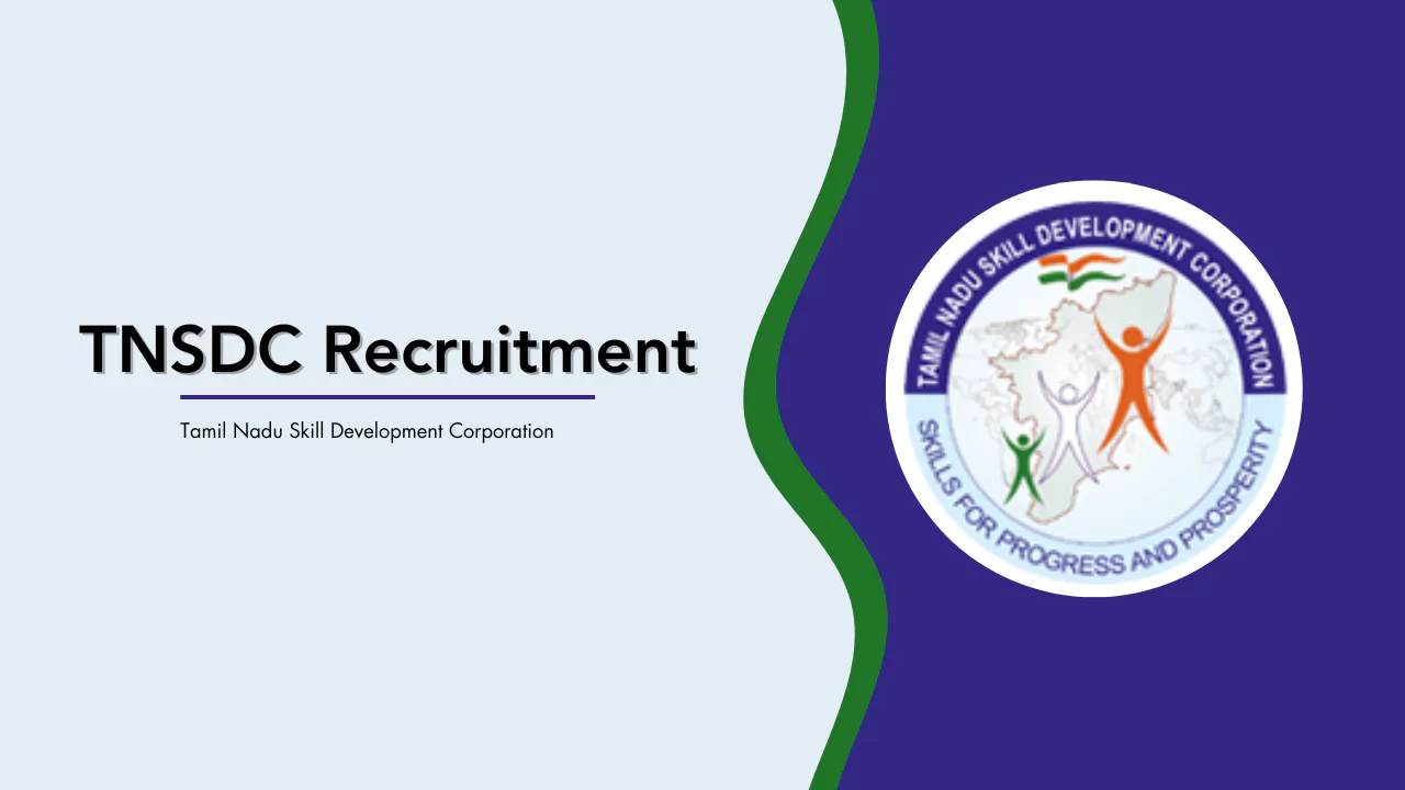 TNSDC Recruitment 2025 - YP/Jr. Associate/Program Executive