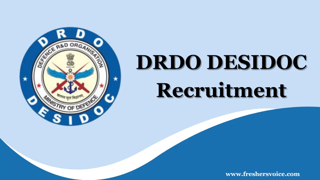 DRDO DESIDOC Recruitment 2024 for Junior Research Fellowship (JRF)