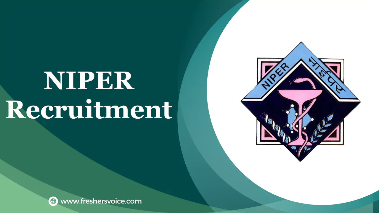 NIPER Recruitment 2025: Non-Faculty Posts