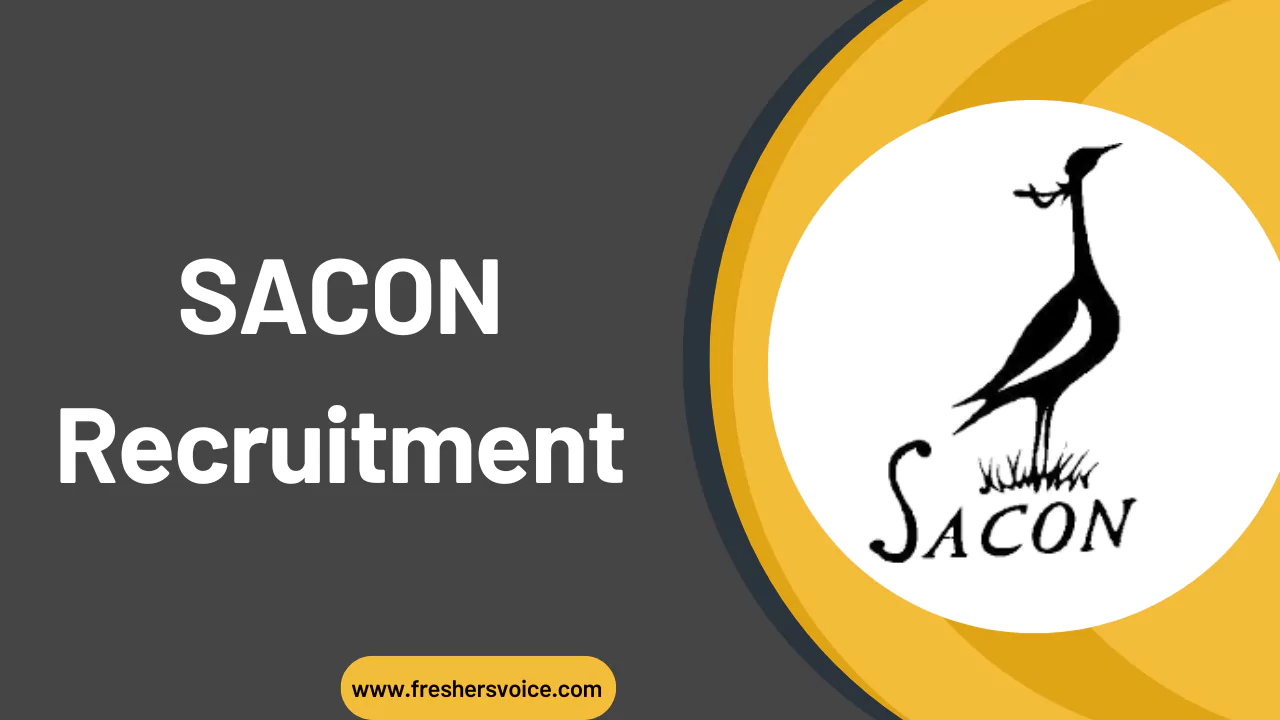 SACON Recruitment 2025: Project Assistant/Data Entry Operator