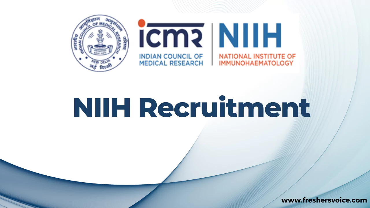 NIIH Recruitment 2024: Project Scientist - I