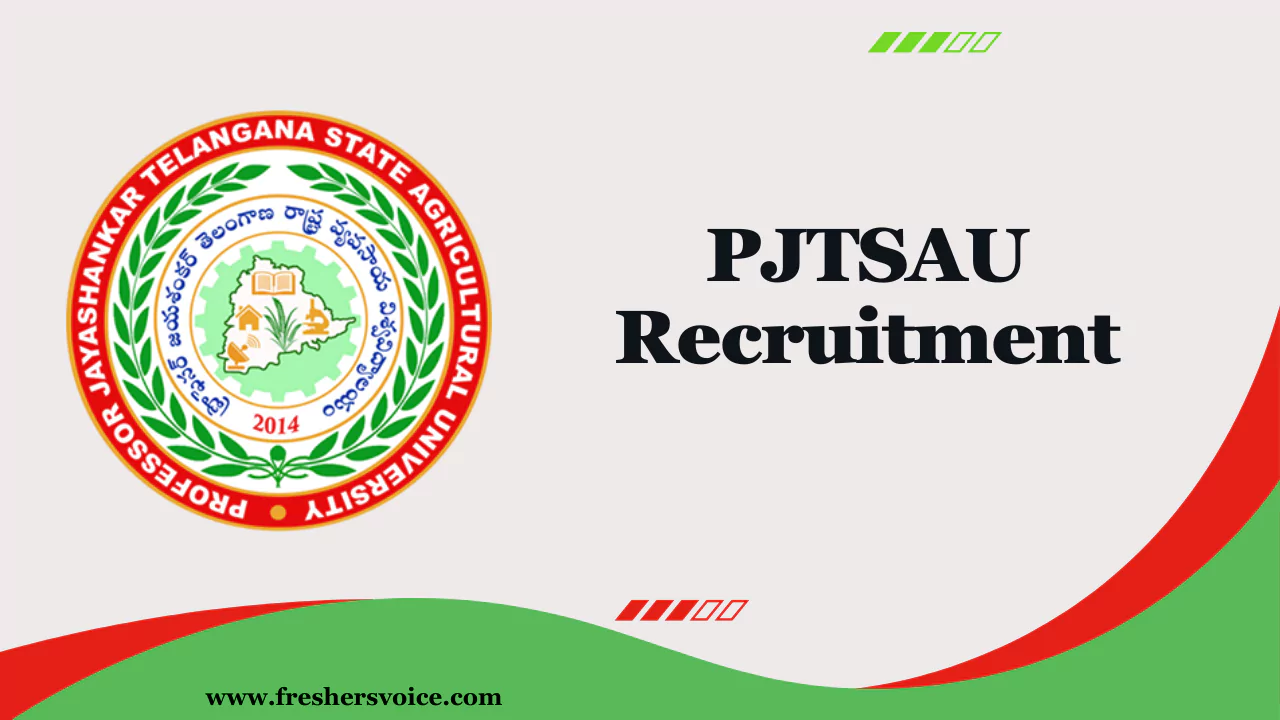 PJTSAU Recruitment 2024 for Teaching Associate/Research Associate