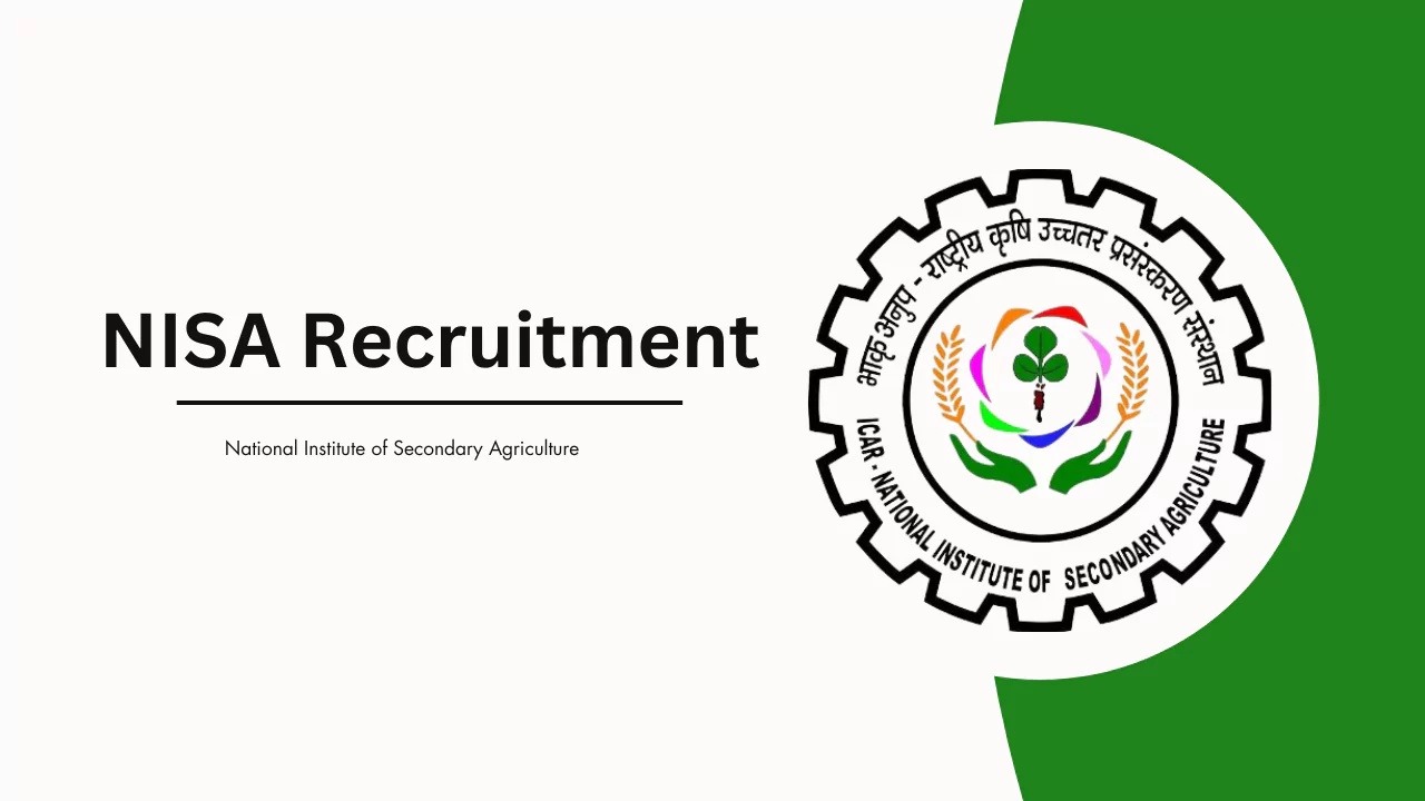 NISA Recruitment 2025: Young Professional-I/Laboratory Attendant