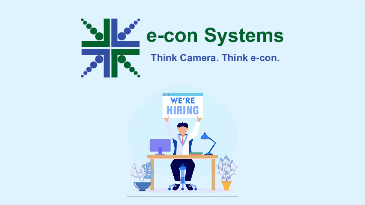 e-con Systems Walk-in Drive 2025 - Multiple Roles
