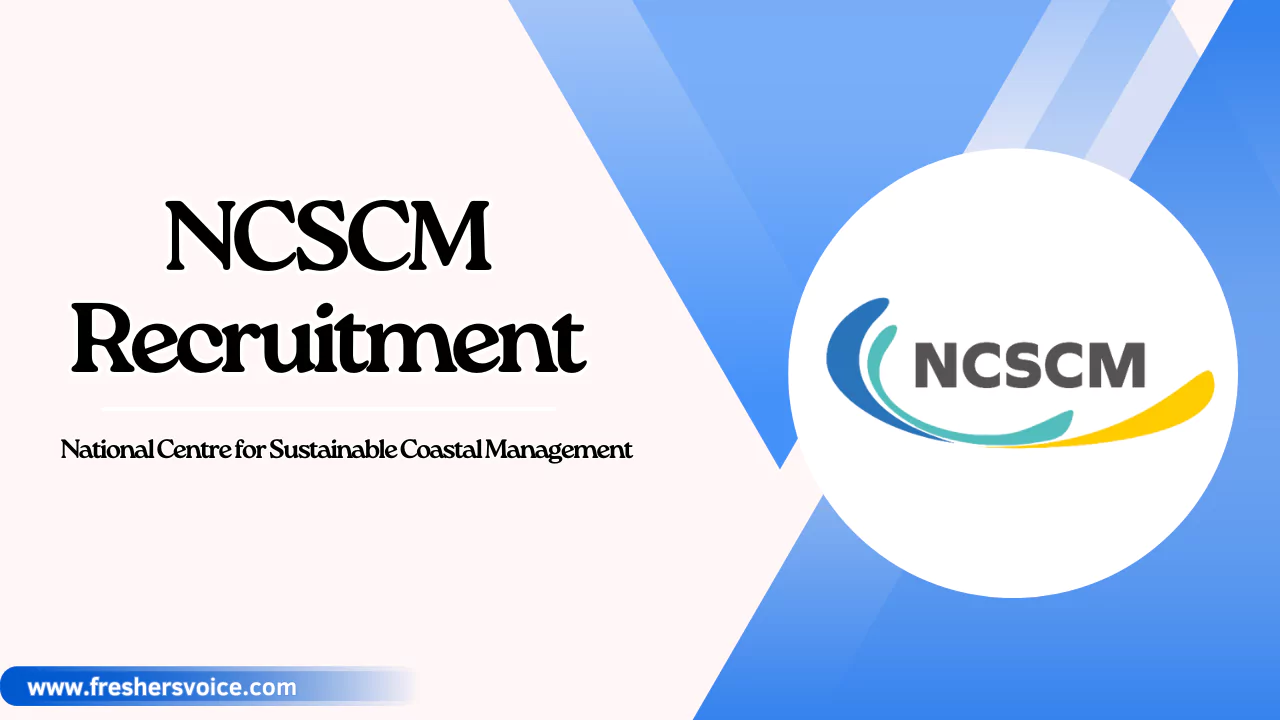 NCSCM Recruitment 2024: Apply for Junior Research Fellow