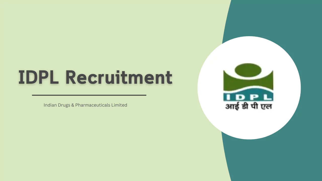 IDPL Recruitment 2025 - Sr. Executive/Executive