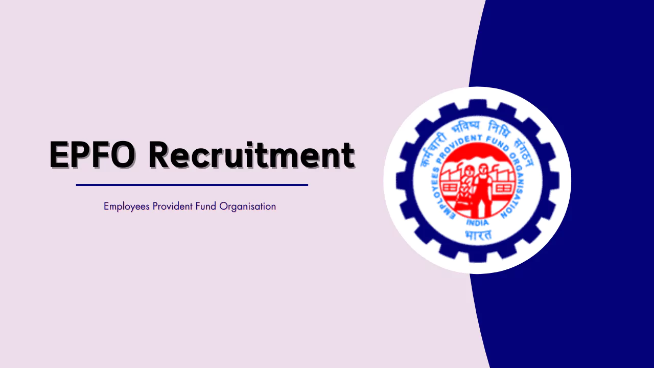 EPFO Recruitment 2025 - Young Professionals