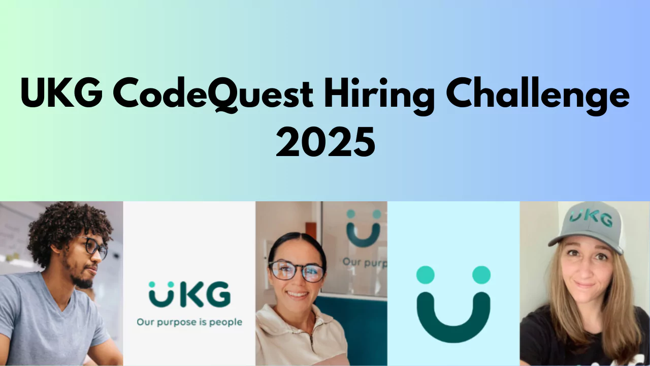 UKG CodeQuest Hiring Challenge 2025: Register Now!