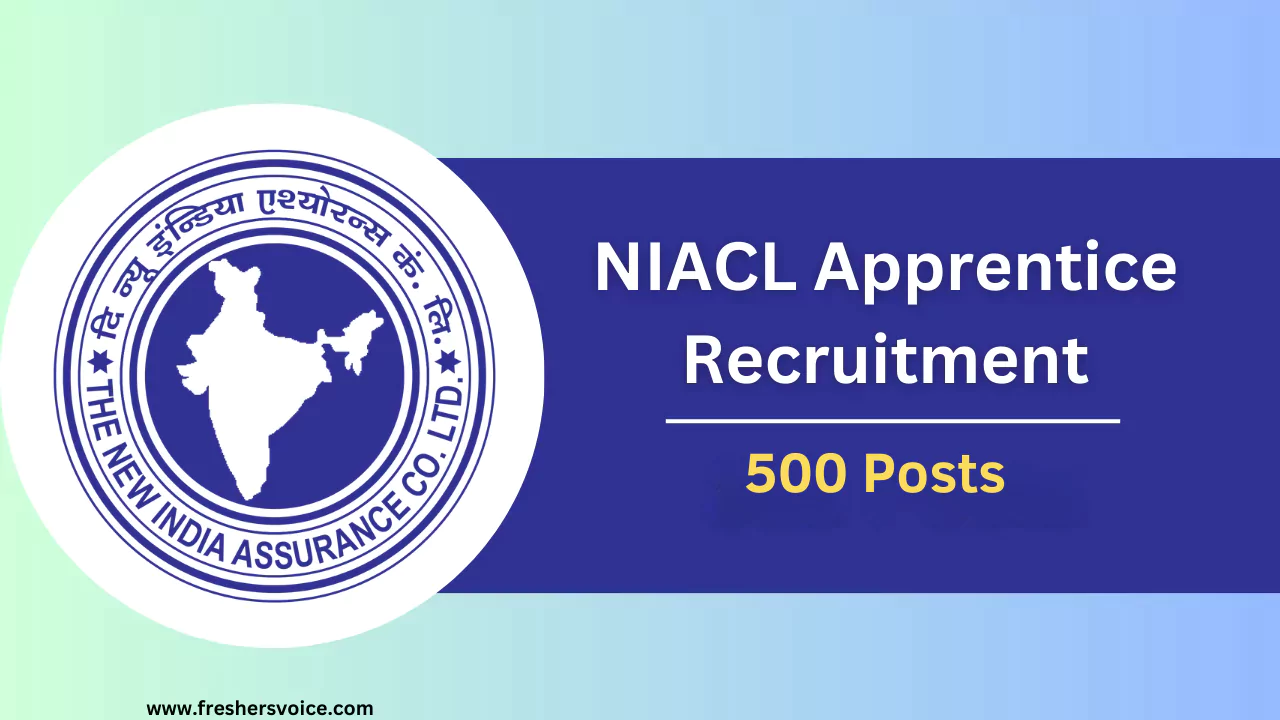 NIACL Apprentice Recruitment 2025 - Apply Online: 500 Vacancies