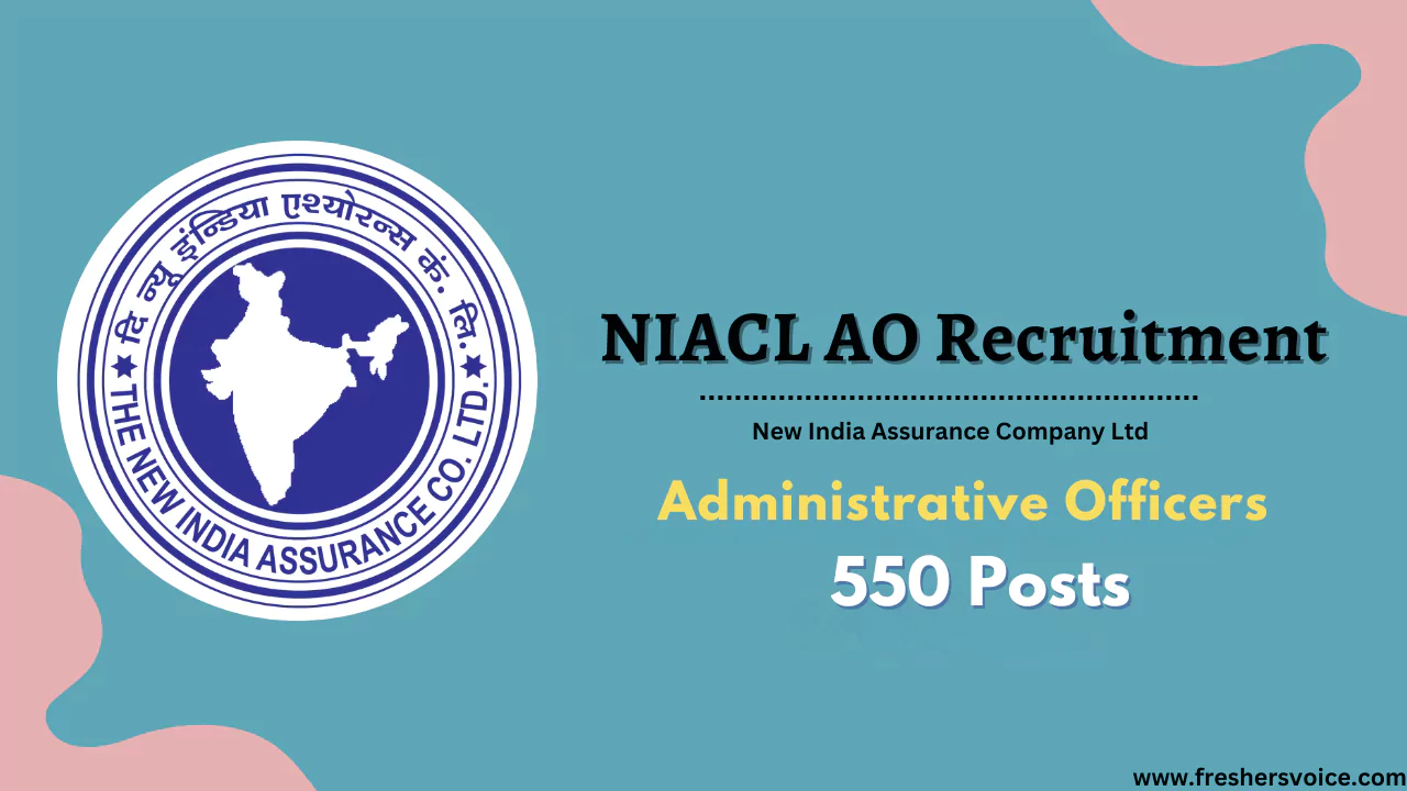NIACL AO Recruitment 2025: 550 Posts, Apply Now!!!